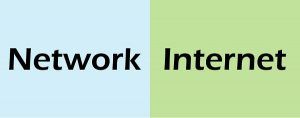 Difference between Network and Internet